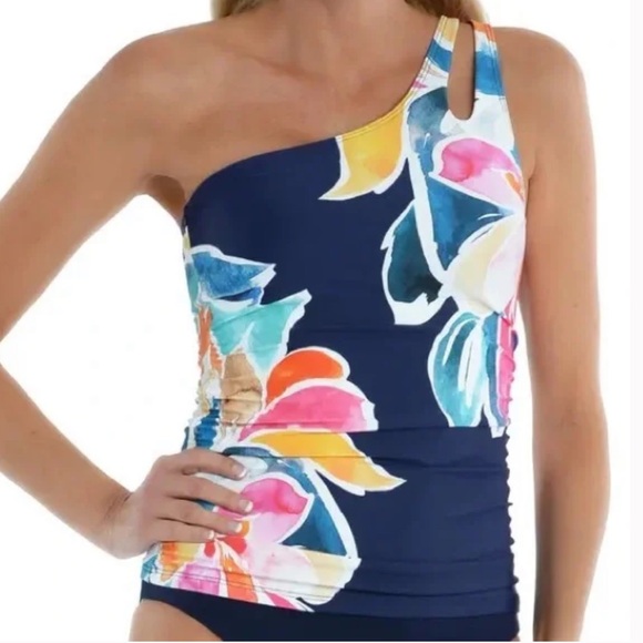 La Blanca | Swim | Lablanca One Shoulder Tankini | Poshmark